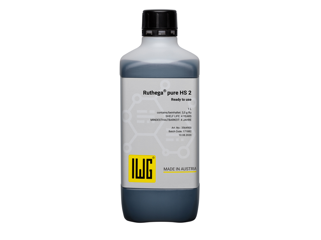 Ruthega® pure HS2 - Ready to use - 3,5 g/l Ru, 1 litre