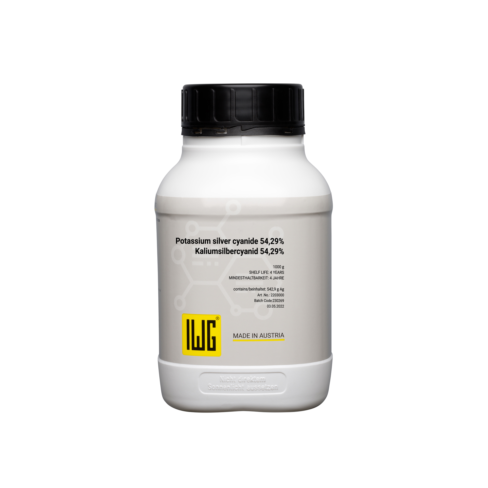 Potassium silver cyanide 54% - Silver Salt