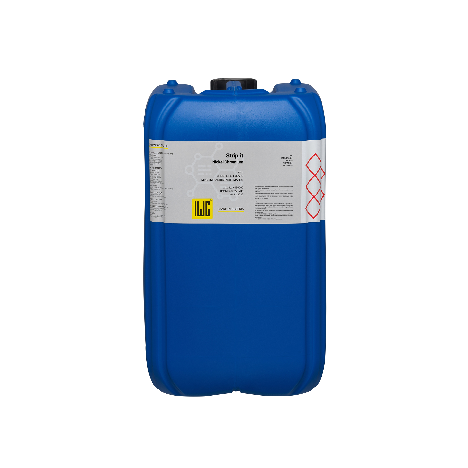 Strip it Nickel Chromium - Acidic metal stripper